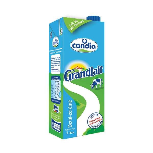 Clickomart | Candia UHT Milk Half Skimmed 1 L