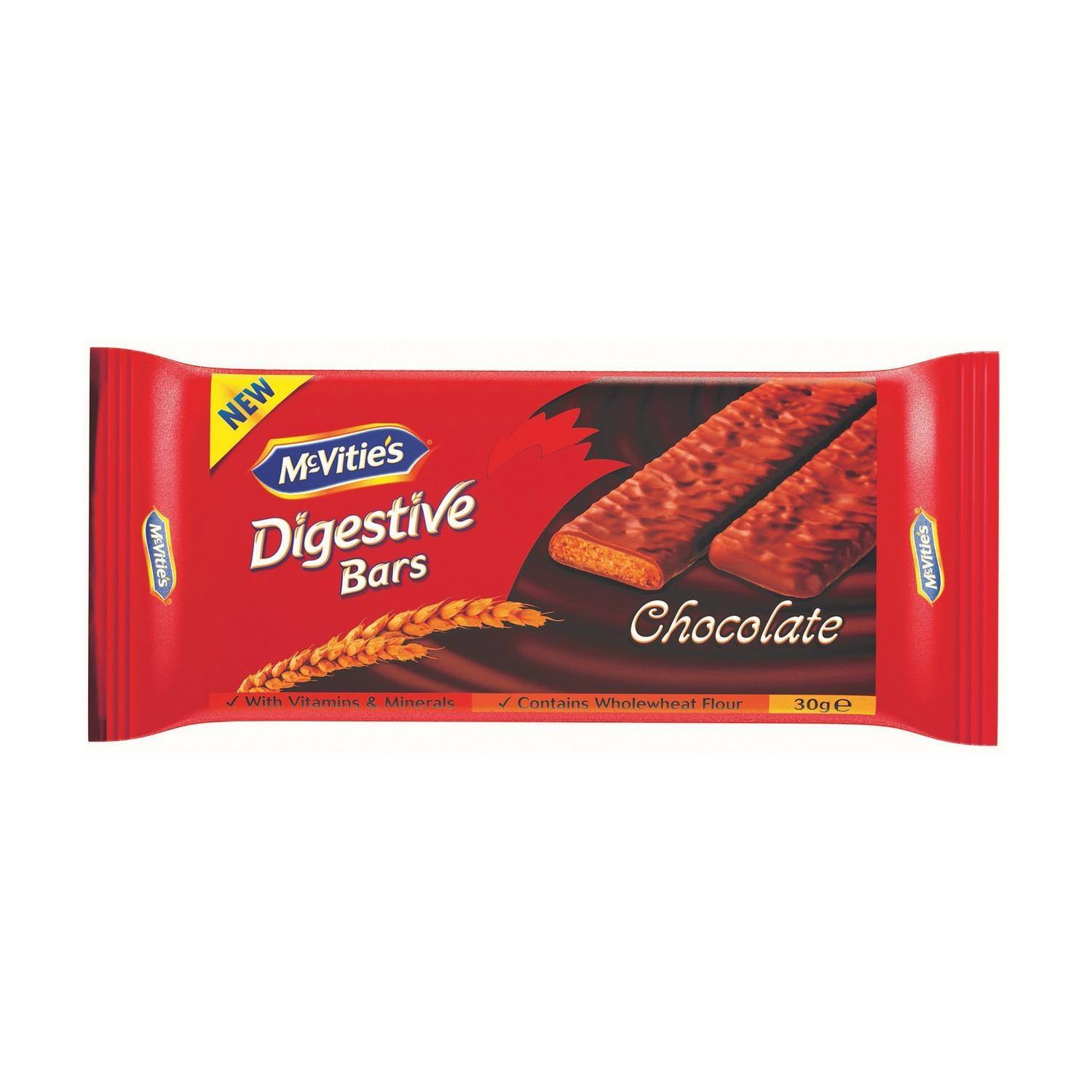 McVitie's Digestive Chocolate Bars 30 g Buy Online at Best Price in ...